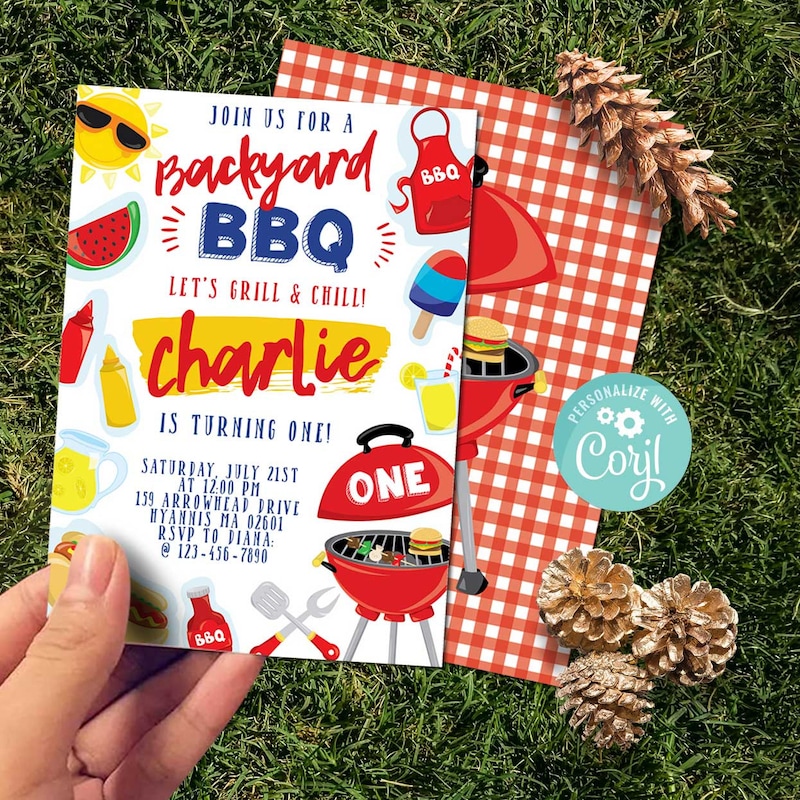 Bbq Invitations - Etsy