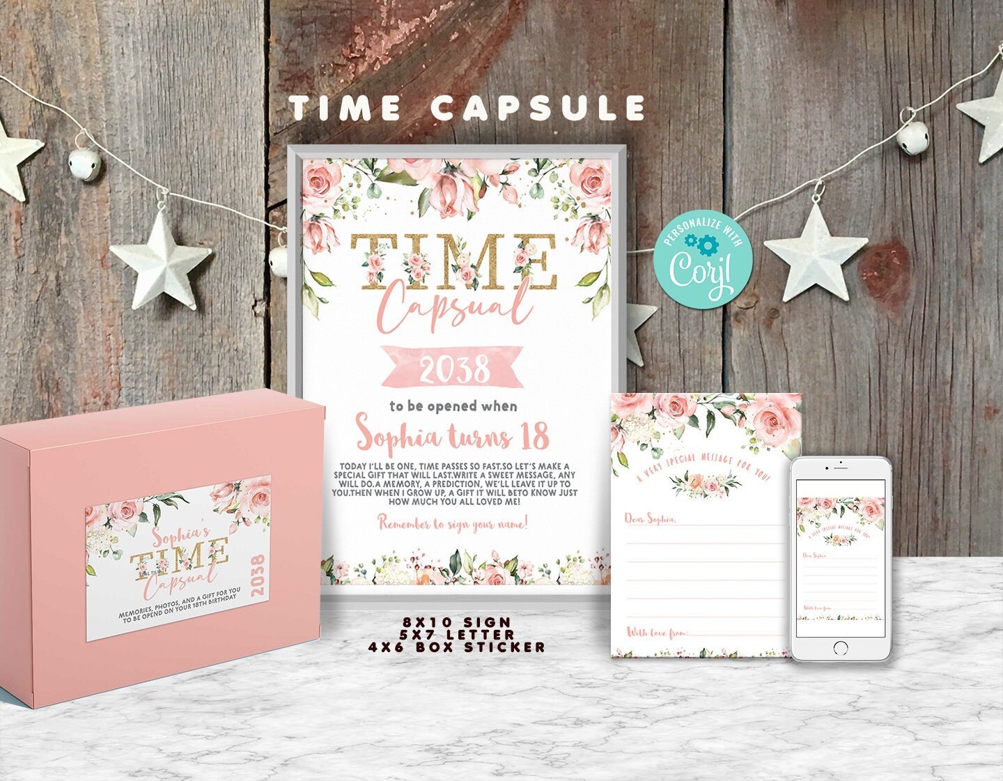 Flower First Birthday Decoration Kit-edit W Corjl-milestone - Etsy