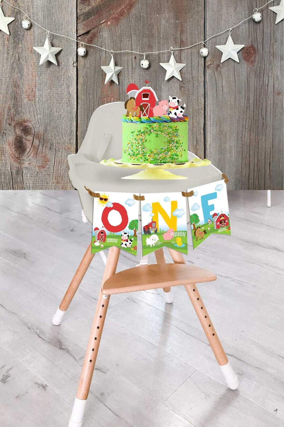Farm First Birthday Centerpieces-instant Download-farm Party Table ...