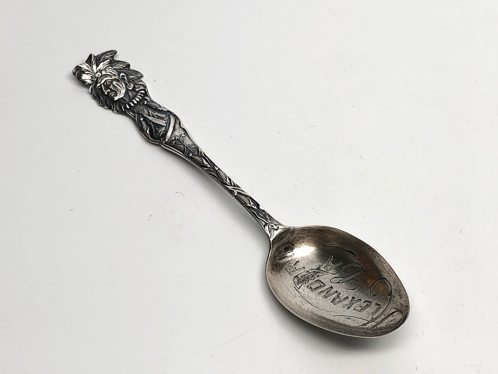Indian Head Souvenir Tea Spoon Alexandria Louisiana - Etsy