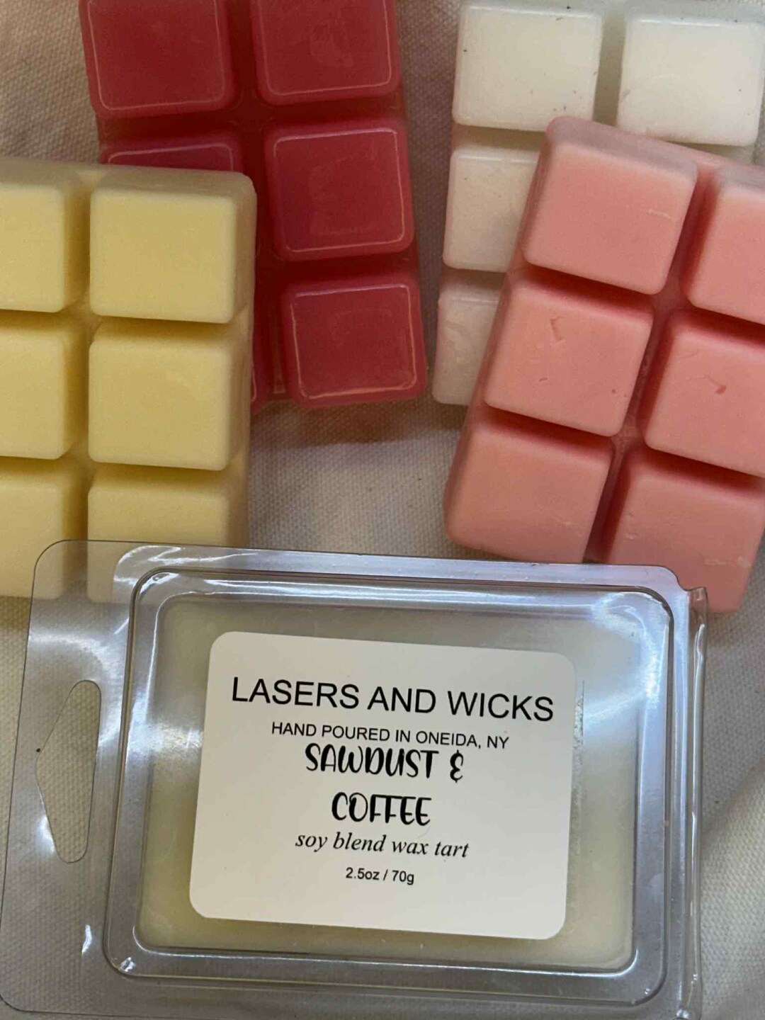 Clam Shell Wax Melts - Sawdust and Coffee - Etsy
