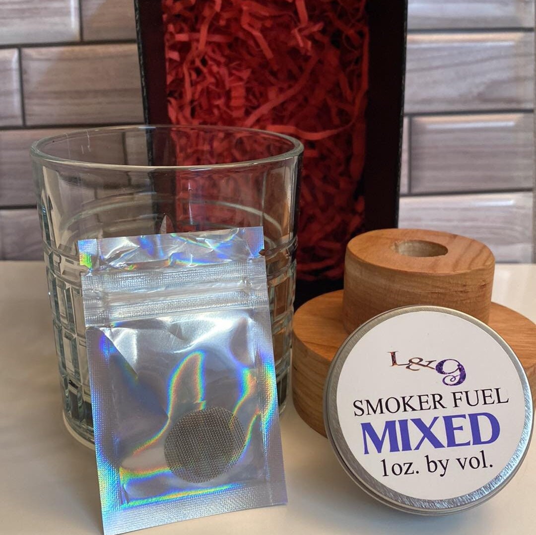 Hardwood Cocktail Smoker Gift Set - Etsy