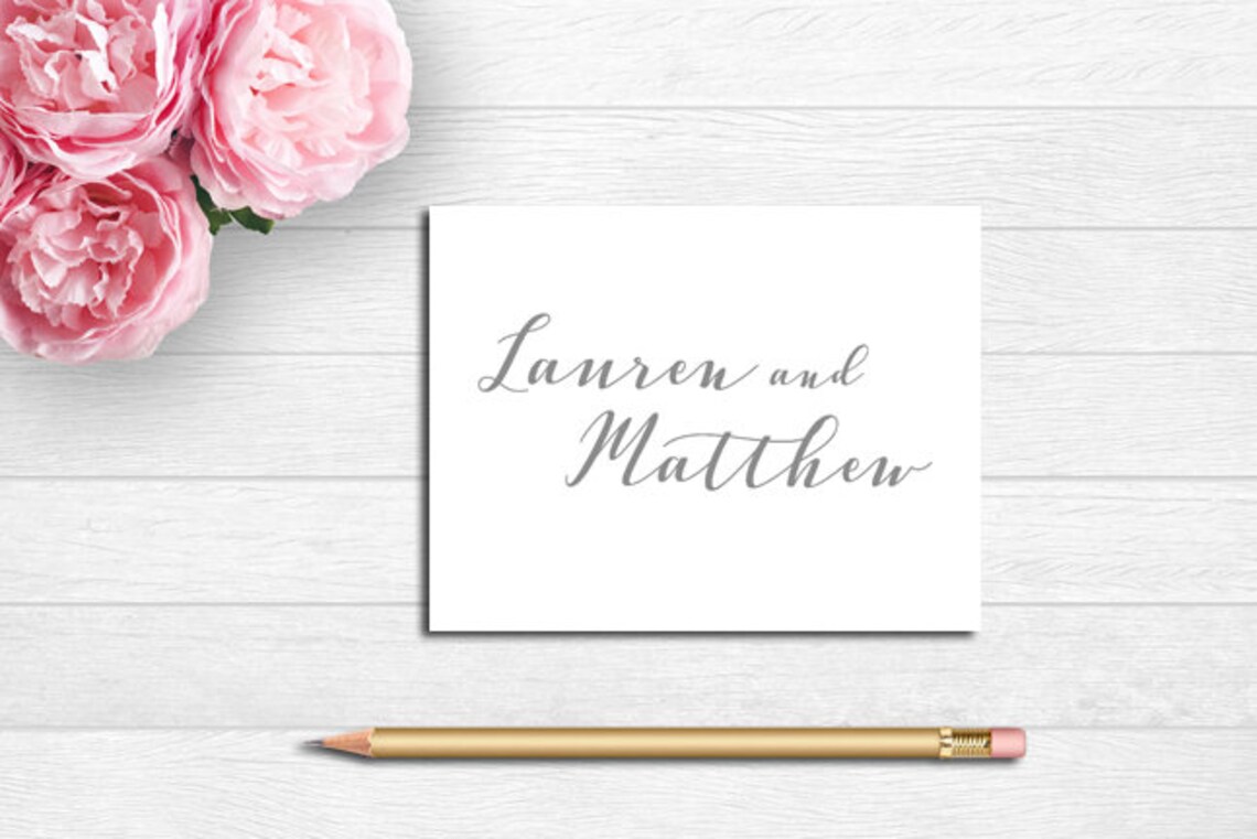 Couples Note Cards Couples Thank You Notes Personalized - Etsy