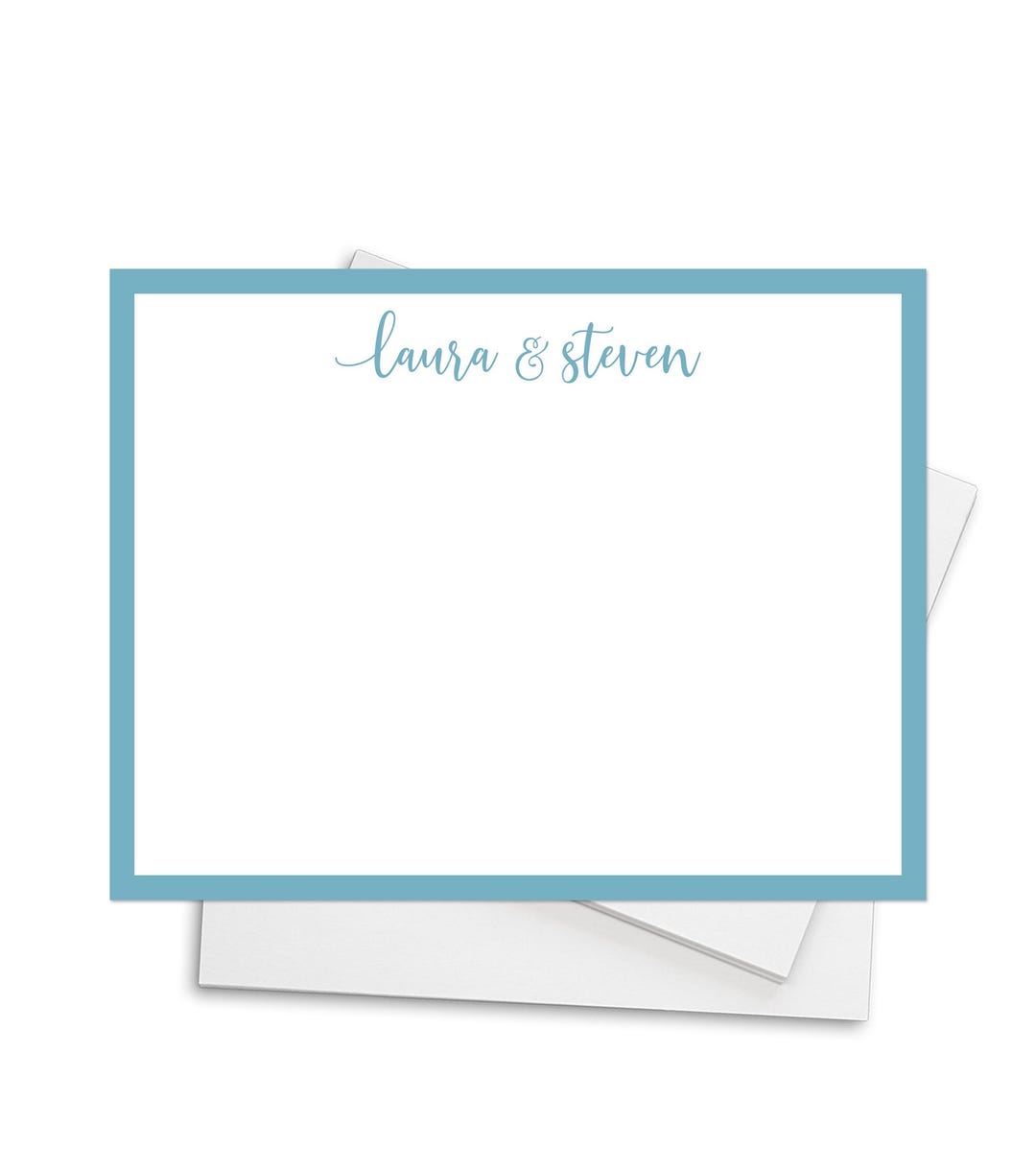 Personalized Couples Note Cards: Wedding Thank You Notes - Etsy