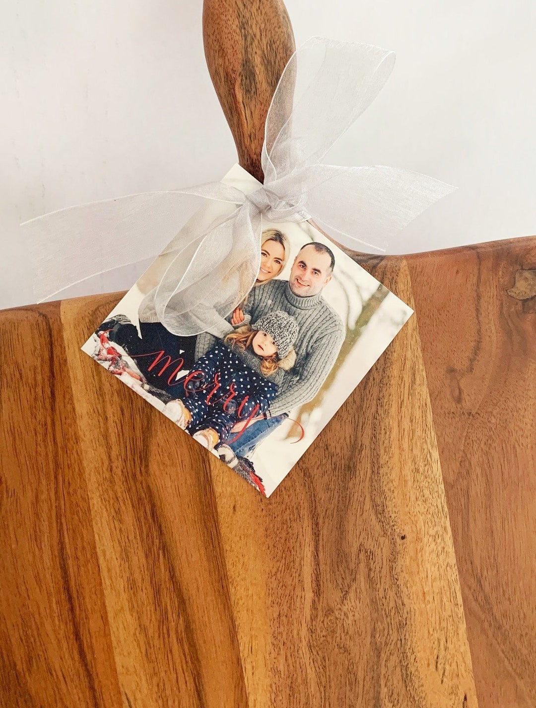 Photo Gift Tag, Holiday Photo Gift Enclosure Card, Christmas Photo Gift ...