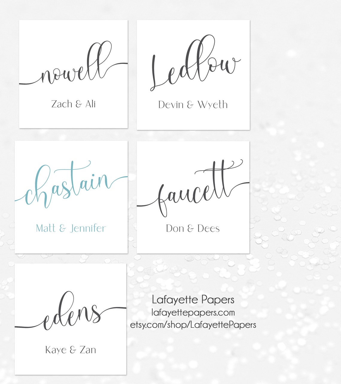 Gift Enclosure Cards, 2.75 X 2.75 Folded Note Card, Enclosure Cards for ...