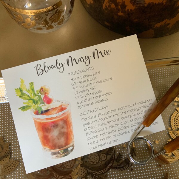 Bloody Mary Kit - Etsy