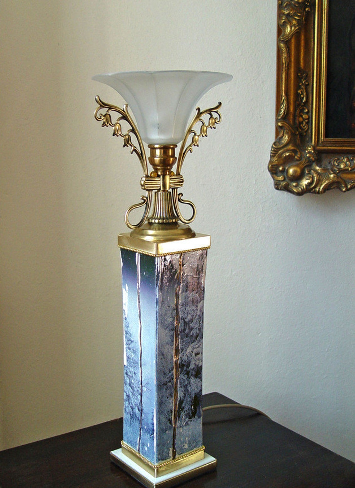 Designer Table Lamp Light Object regency - Etsy