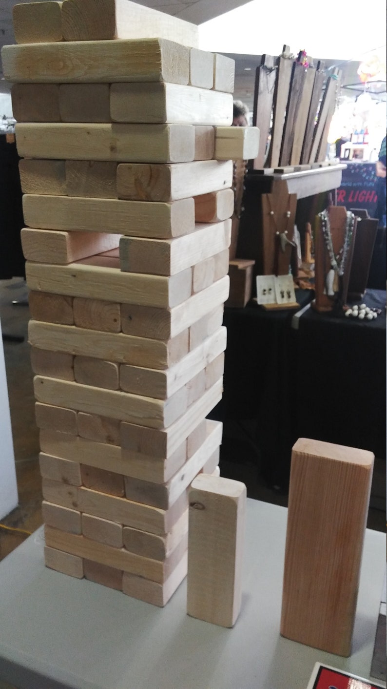Giant Stacking Tumbling Blocks 2x4's ships in 1-3 Business Days - Etsy UK