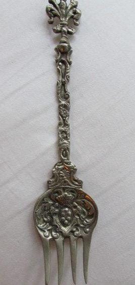 Rare Vintage Ornate Italian Serving Fork and Spoon Set - Etsy