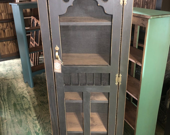 Extra Large - Single Old Fashion Screen Pie Safe / Jelly Cabinet 65 ...