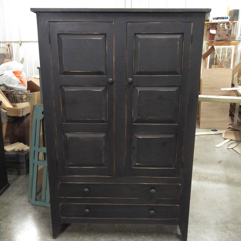 Primitive Farmhouse Pie Safe Two Drawers / 72 Tall / - Etsy