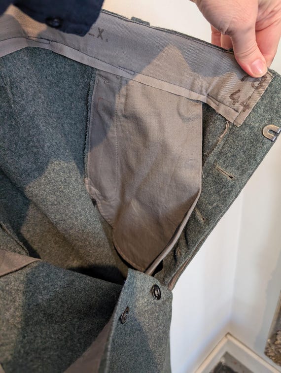 Vintage Wool Army Pants Green Military Trousers, Cla… - Gem