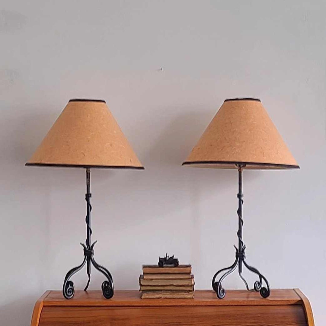 Forged Table Lamp Post Modern Lamp Minimalist Lamp - Etsy