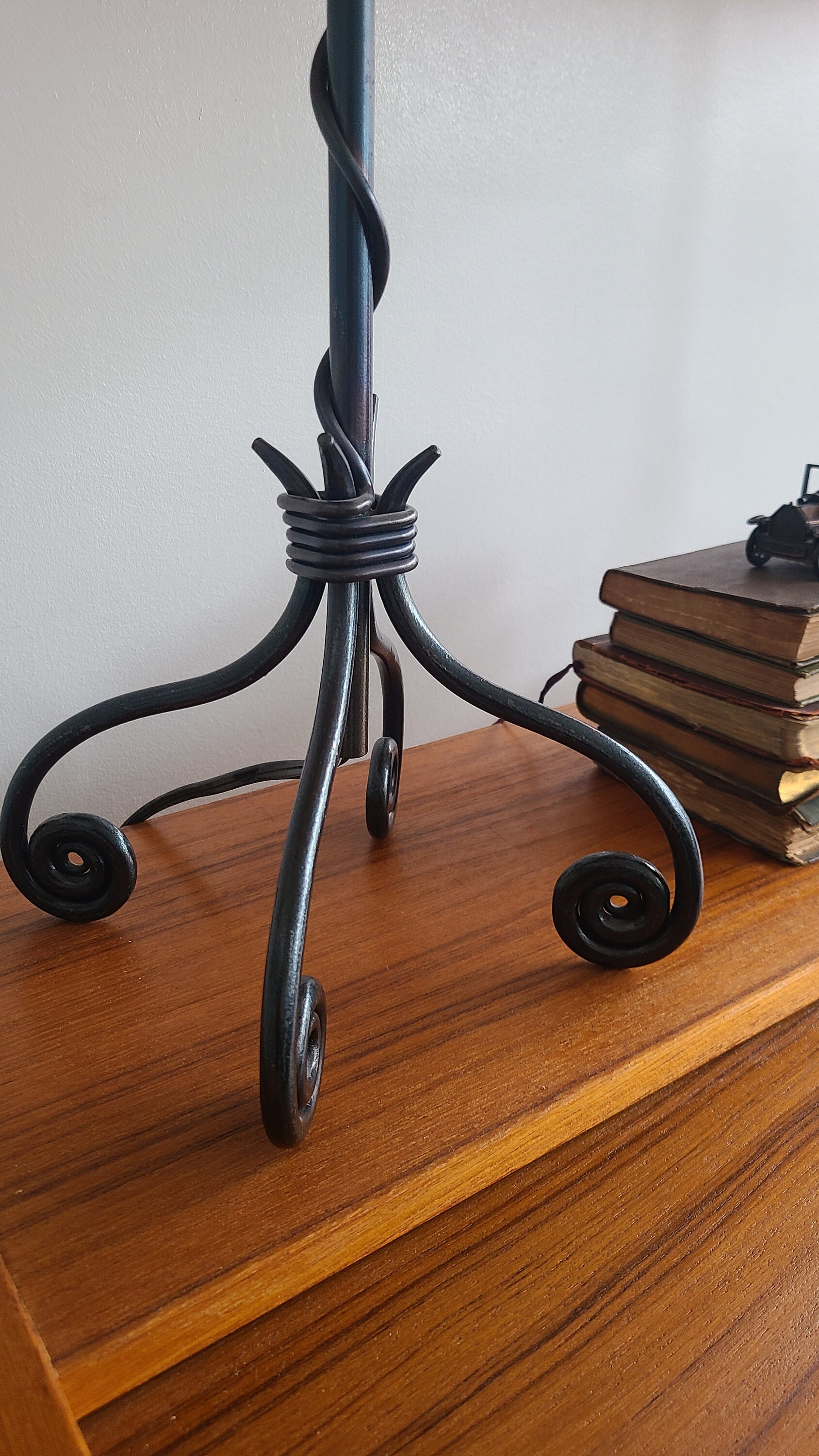 Forged Table Lamp Post Modern Lamp Minimalist Lamp - Etsy