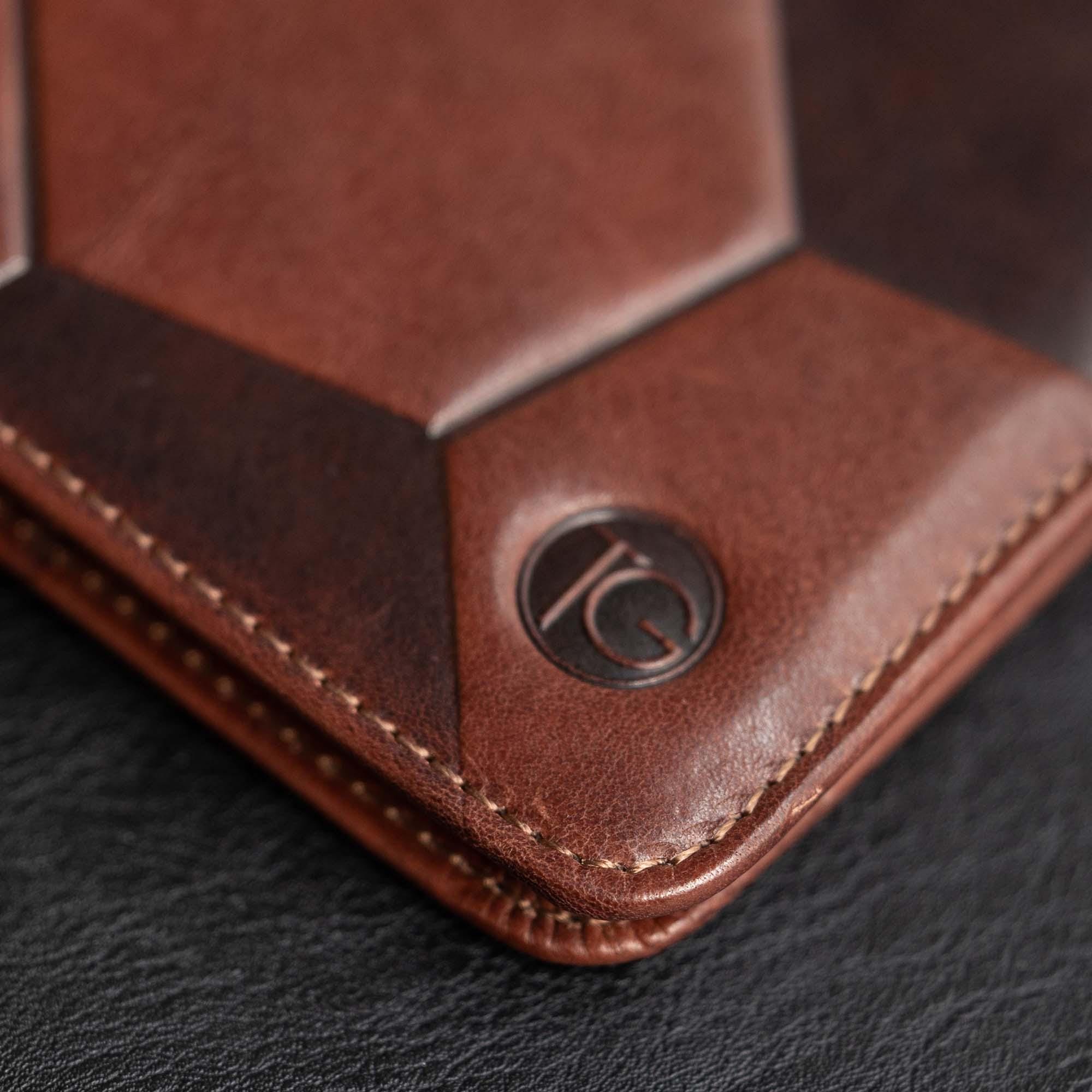 The Striker – Italian Leather Soccer Wallet | Football Wallet Gift for ...