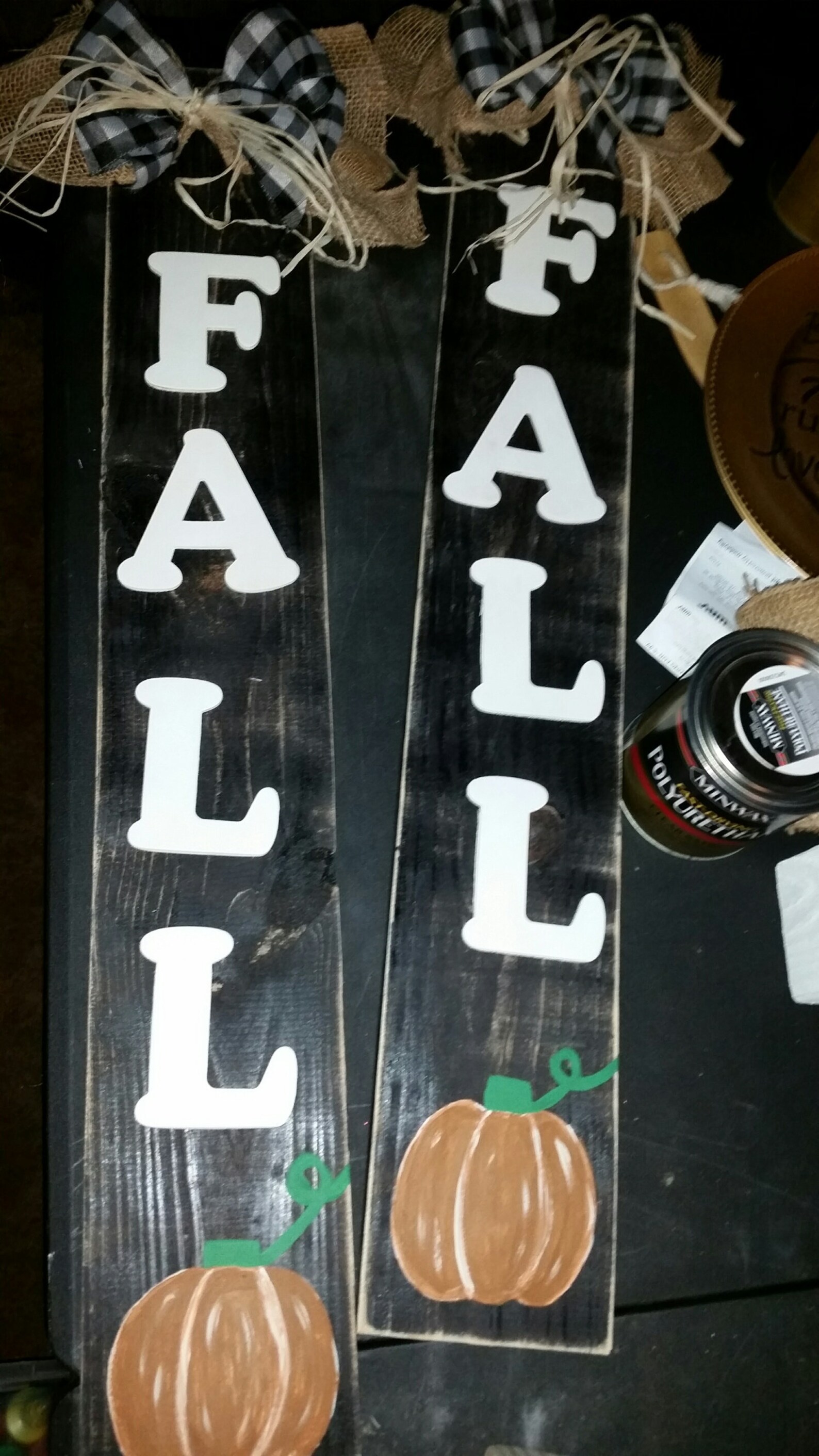 FALL Porch Leaner FALL Sign Hand Painted Porch Sign - Etsy