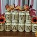 GIVE THANKS Mason Jars, Home Decor Set, Fall Decor, Thanksgiving ...
