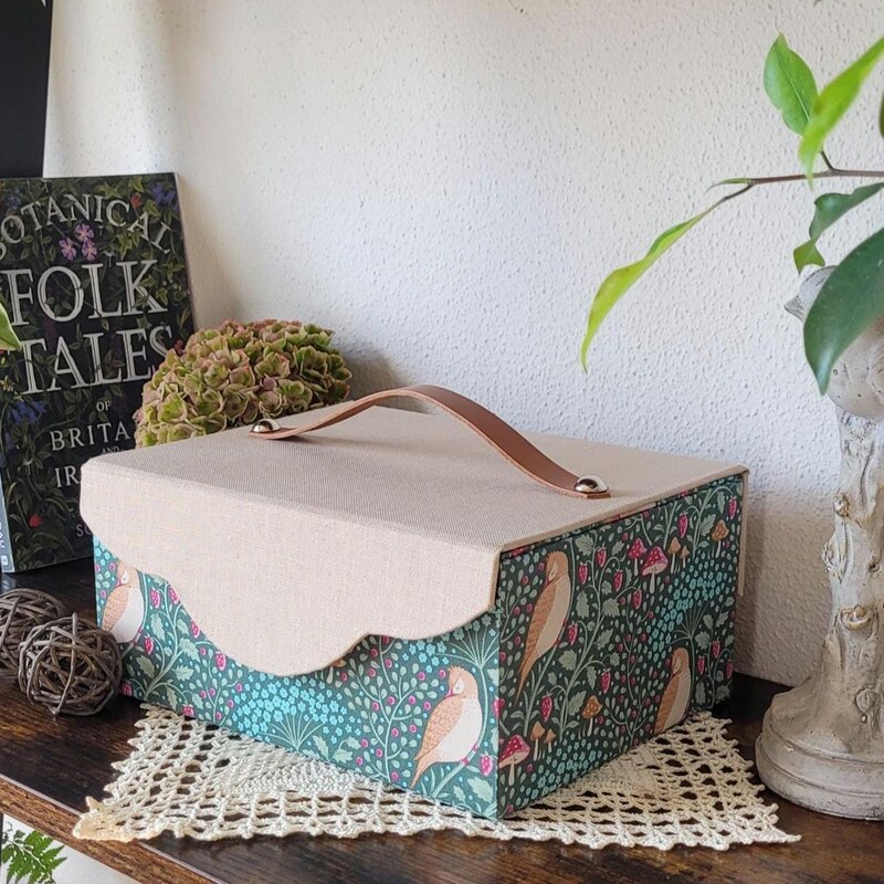Fabric Storage Box - Etsy