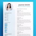 Modern Medical Nurse Resume CV Template for Pages, Word or Google Docs ...