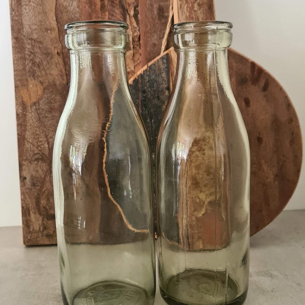 Vintage Milk Bottles - Etsy
