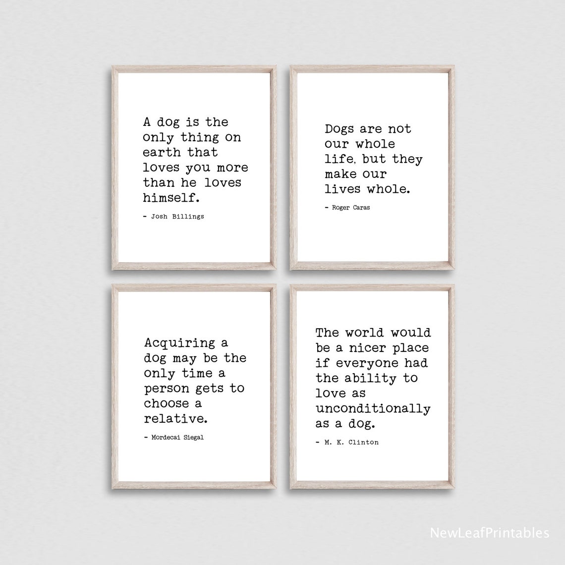 Printable Dog Quotes, Roger Caras,printable Wall Art Prints,instant ...