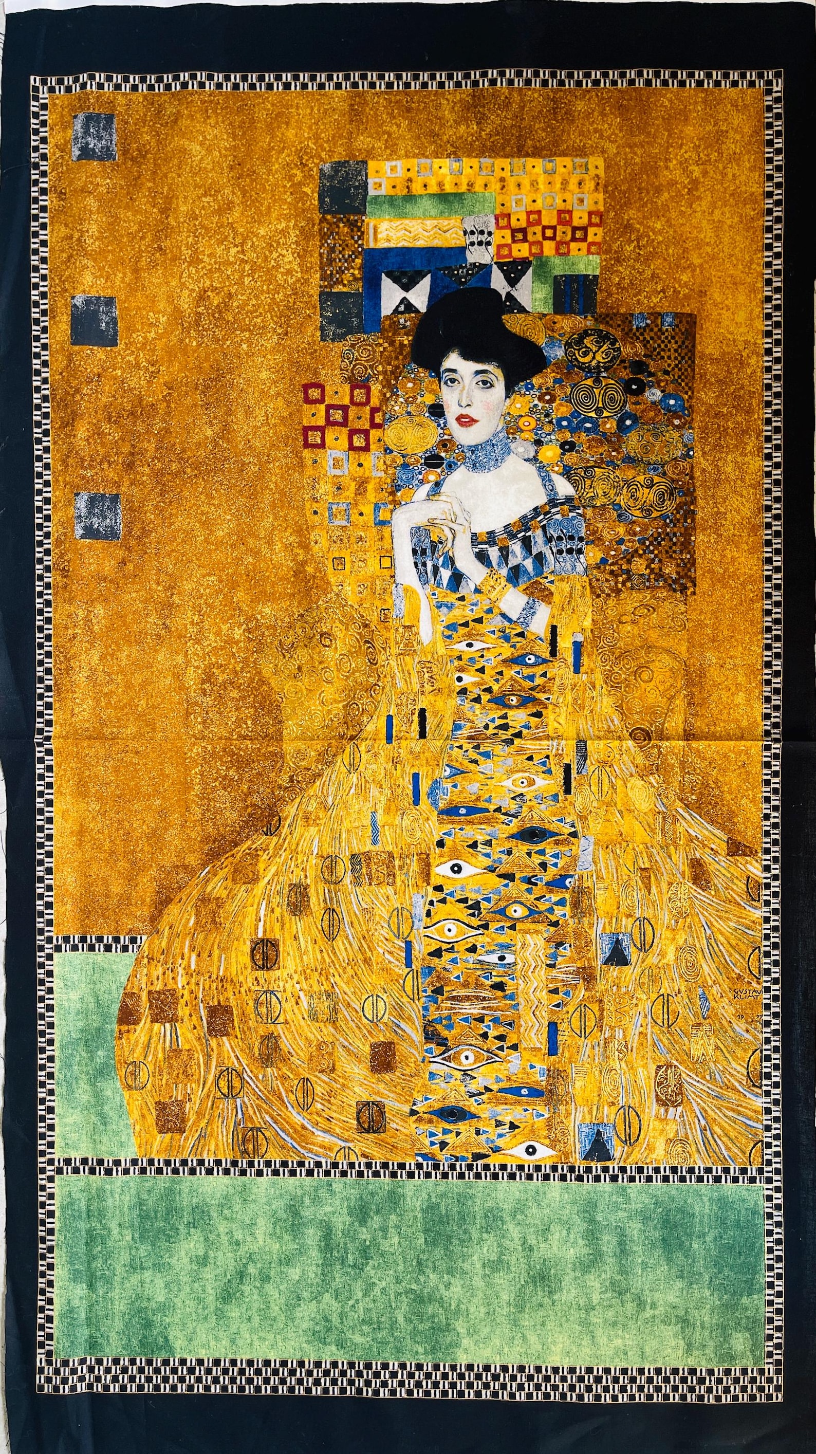Gustav Klimt - Adele Bloch Bauer - Gold - Robert Kaufman - Quilting ...