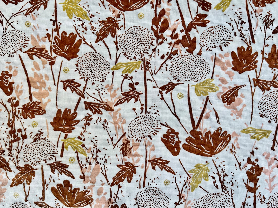 Summer Folk - Wander Field - Auburn Fabric - Lissie Teehee - Cotton ...