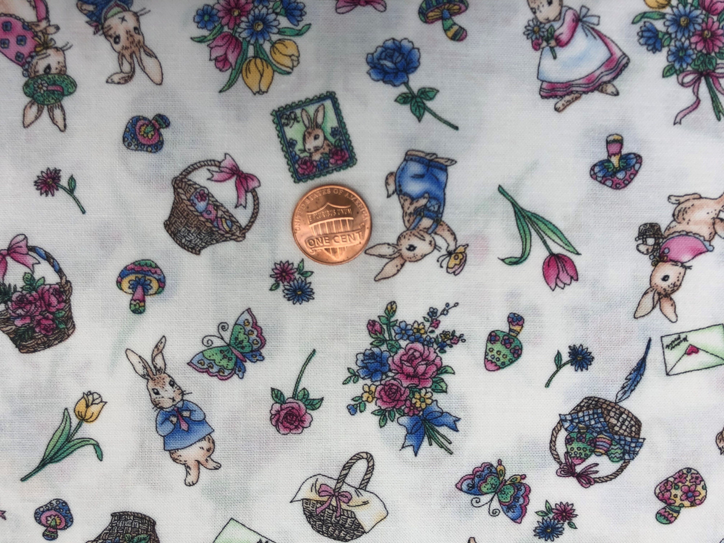 Peter Rabbit - Peter Rabbit Fabric - Japanese Fabric - Quilting Cotton ...