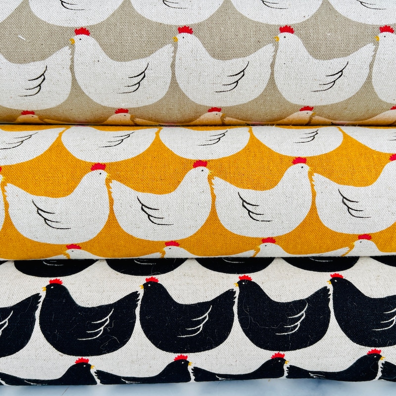 Chicken Fabric - Etsy