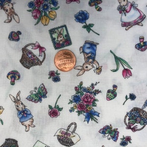 Peter Rabbit - Peter Rabbit Fabric - Japanese Fabric - Quilting Cotton ...