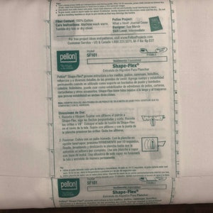 Pellon SF 101 Shape- Flex Woven Interfacing - Etsy