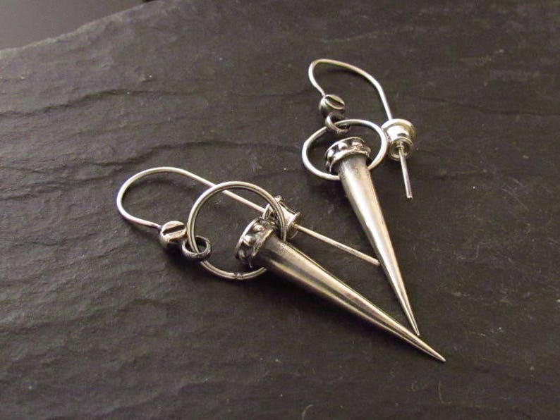 SPIKE EARRINGS PUNK - Etsy