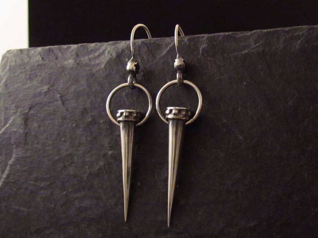 SPIKE EARRINGS PUNK - Etsy
