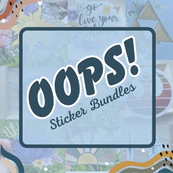 Oops Stickers - Etsy