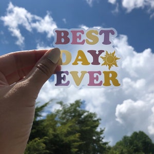 Best Day Ever Sticker - Tangled Sticker - Etsy