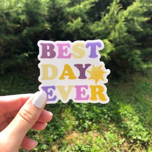Best Day Ever Sticker - Tangled Sticker - Etsy