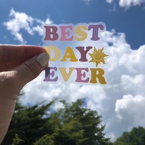 Best Day Ever Sticker - Tangled Sticker - Etsy