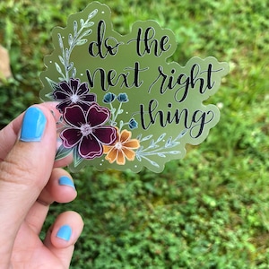 Do the Next Right Thing - Anna Sticker - Frozen Sticker - Etsy