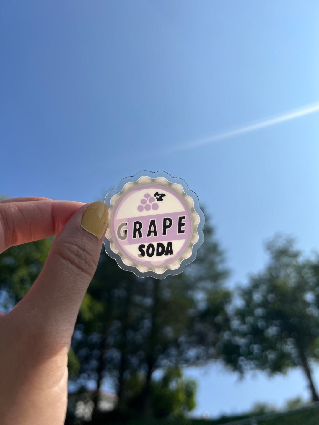 Grape Soda Sticker - Grape Soda Pin Sticker - up Inspired Sticker - Etsy