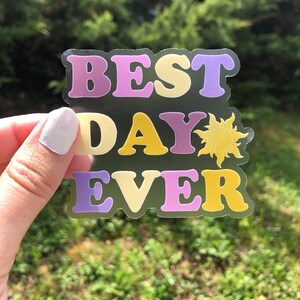 Best Day Ever Sticker - Tangled Sticker - Etsy