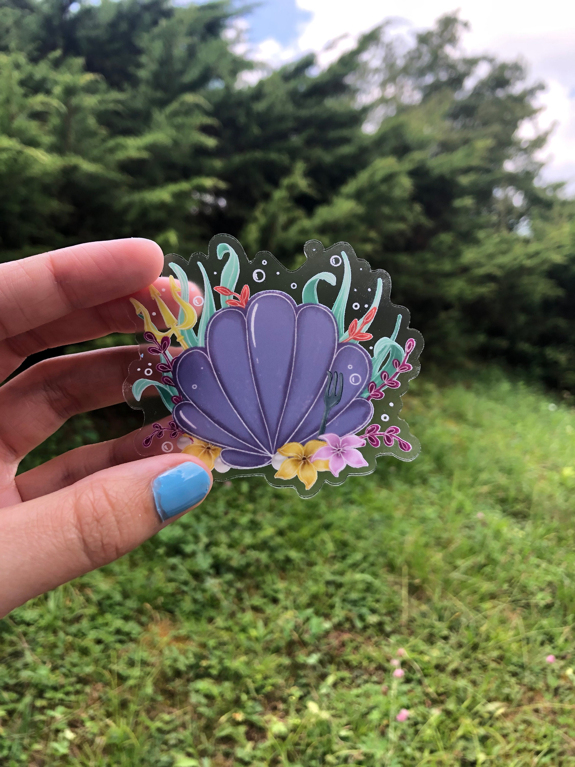 Under the Sea Sticker Little Mermaid Sticker | Etsy