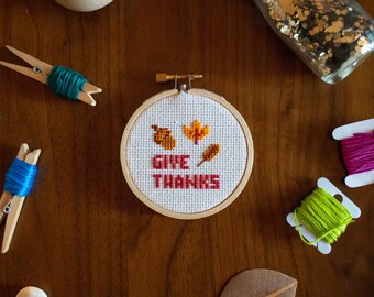 Give Thanks Cross - Etsy