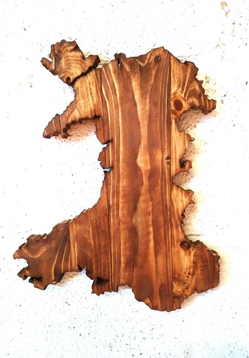 Map of Wales Wall Decor Wooden Map Wall Plaque Welsh Map - Etsy UK