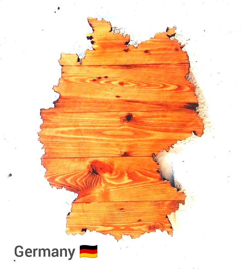 Map of Germany Wall Decor German Gift Wall Plaque - Etsy