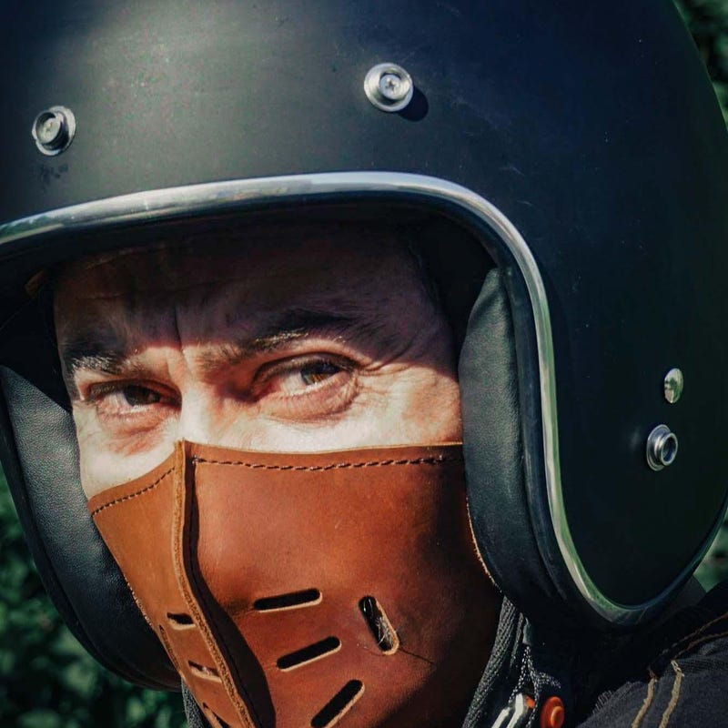 Leather Motorcycle Mask - Etsy