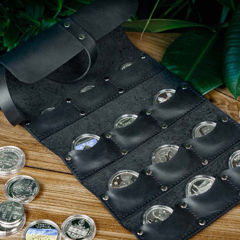 Leather Coin Case - Etsy