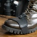Motorcycle Leather Boot Protector - Left Boot Guard for Riders, Shifter ...