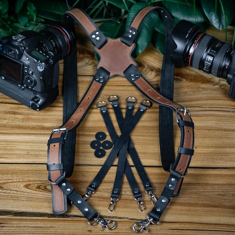 Leather Camera Harness - Etsy
