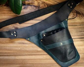 Leather Hair Stylist Tool Belt | Etsy